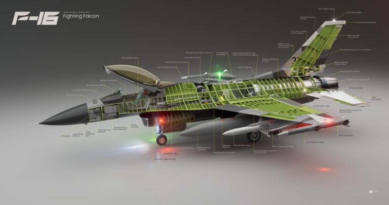 F-16 Cutaway - Darren Hall